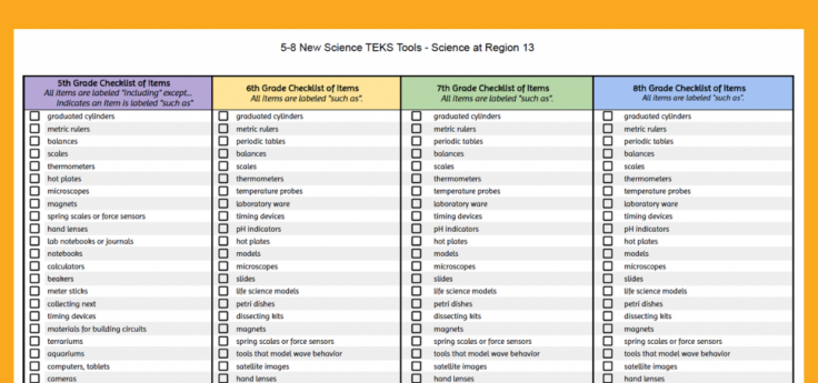 Professional Development for Science Teachers | ESC Region 13